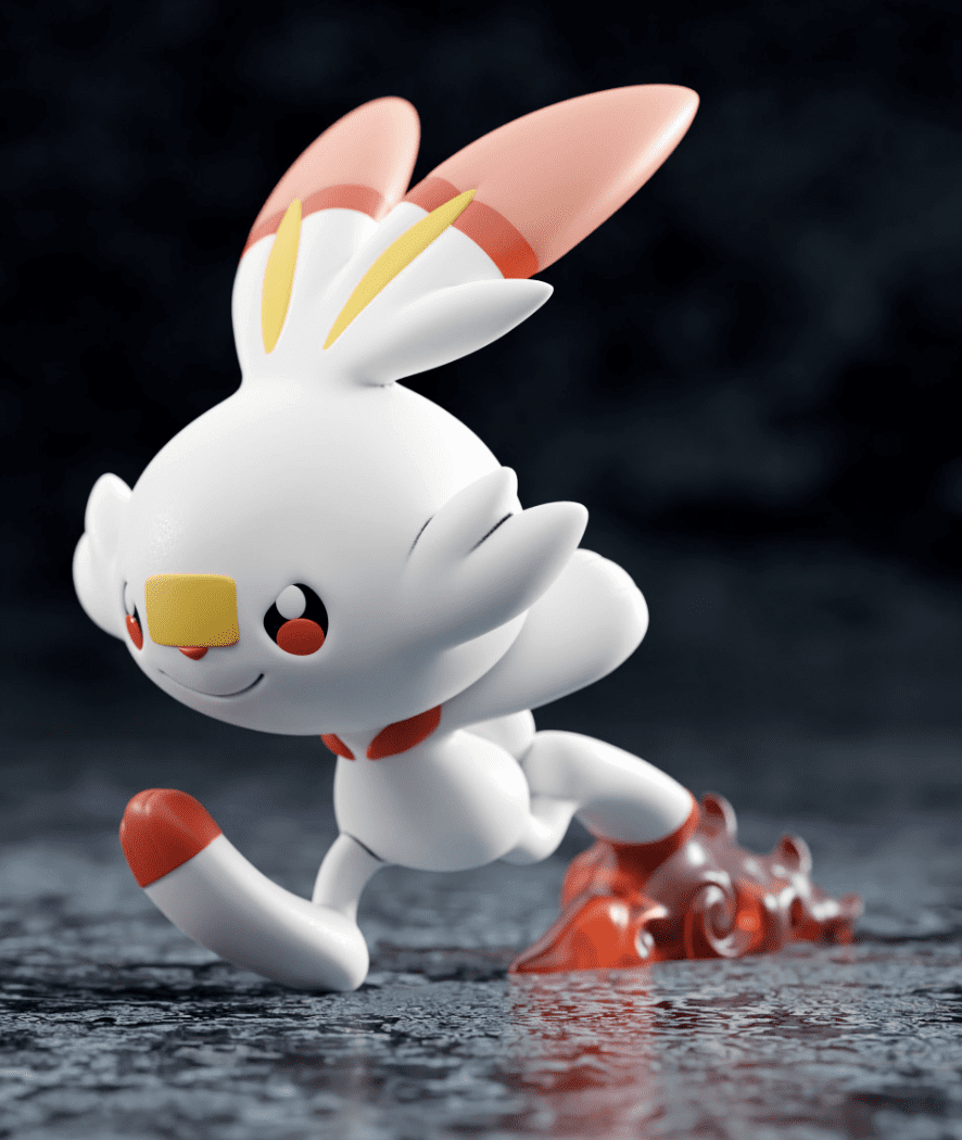 Scorbunny corriendo – Don Pipo